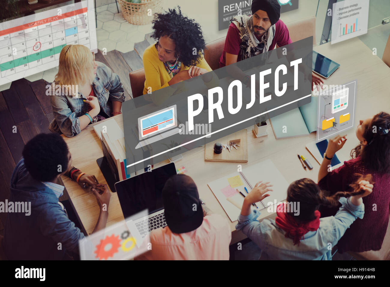 Project Operation Plan Predict Management Task Concept Stock Photo - Alamy