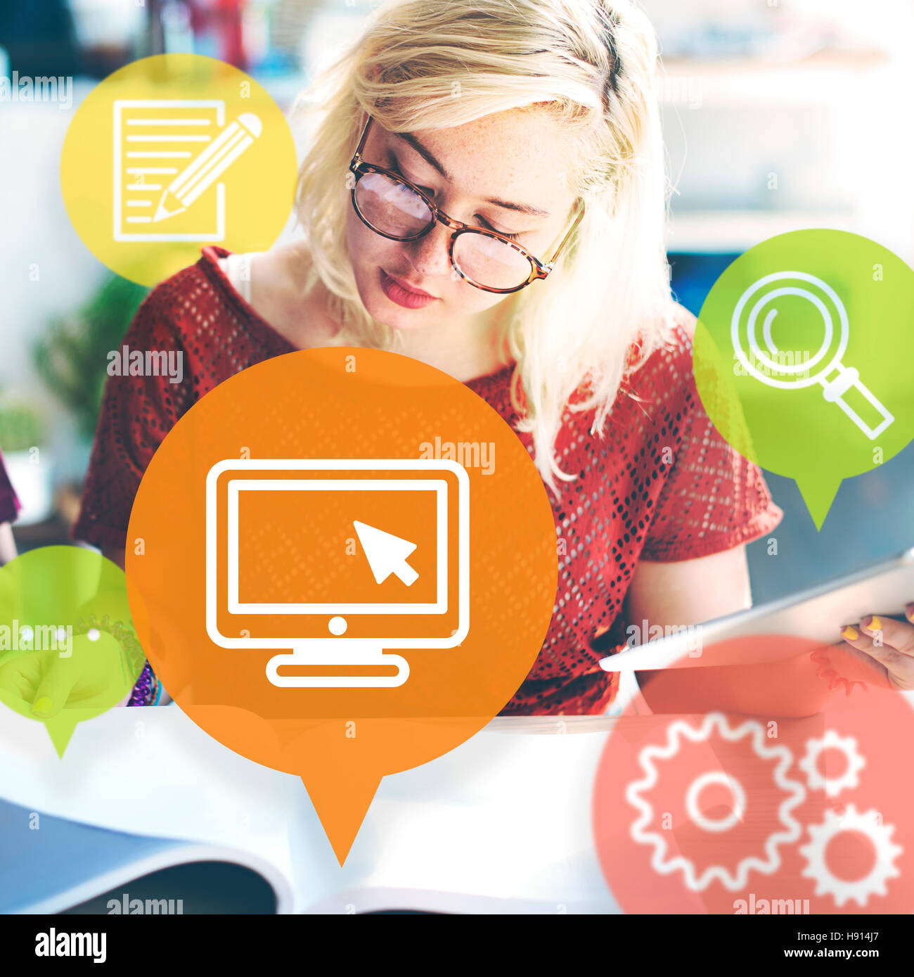 Ideas Innovation Technology Thoughts Concept Stock Photo - Alamy