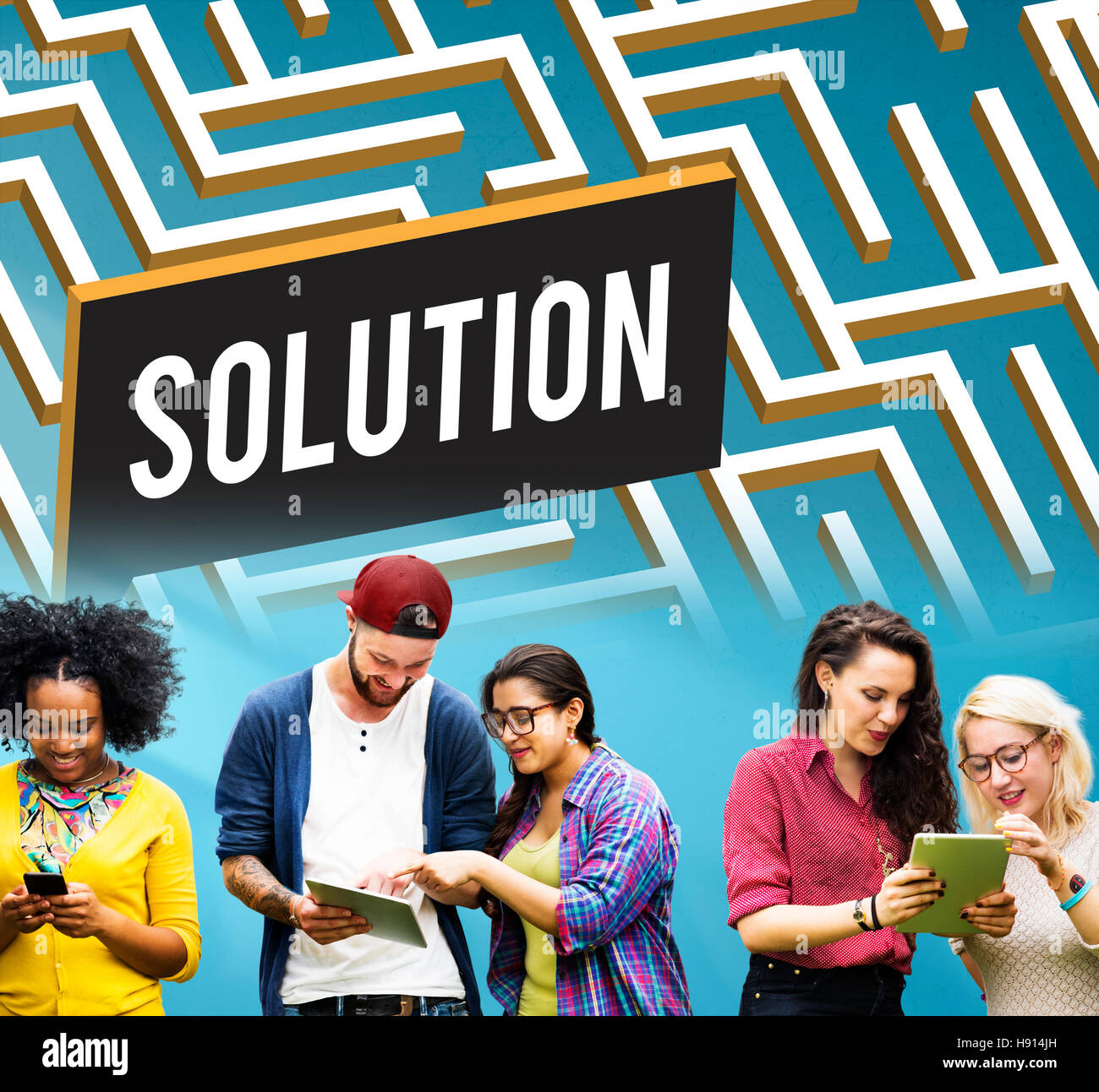 Solution Discovery Complexity Decision Concept Stock Photo - Alamy
