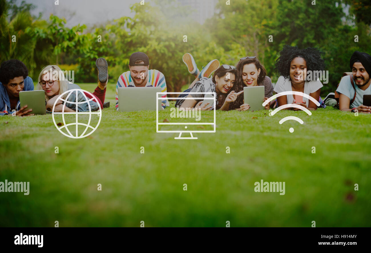 Global Worldwide Digital Modern Connection Concept Stock Photo - Alamy