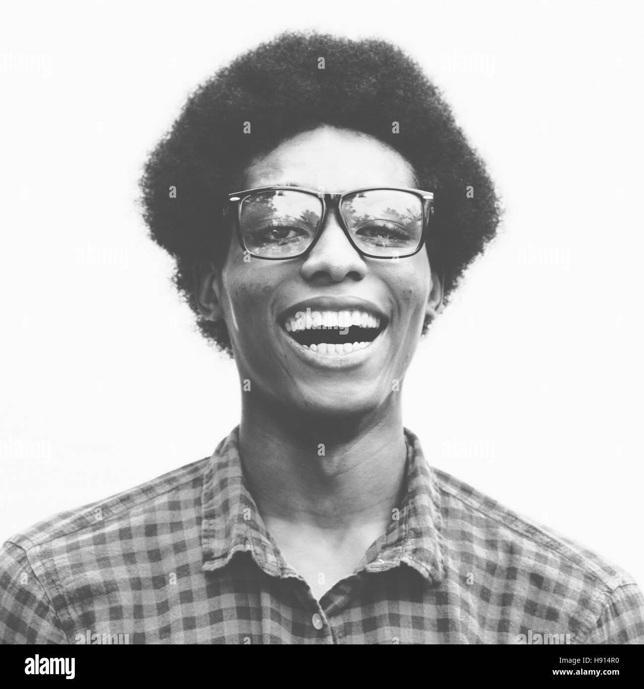 Man Posing Portrait Fashionable Nerd Concept Stock Photo - Alamy