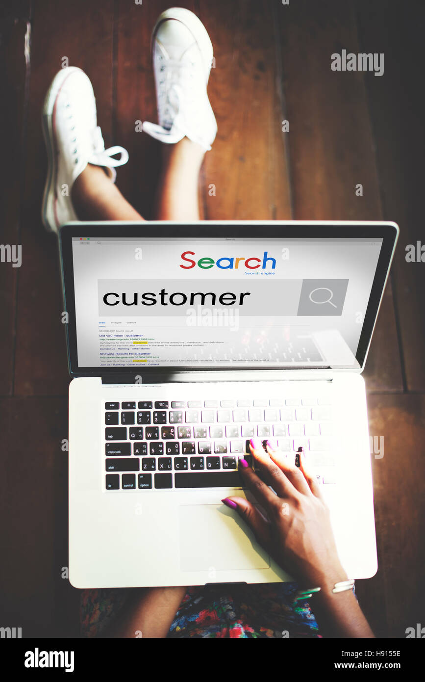 Customer Client Buyer Target Shopper User Concept Stock Photo - Alamy