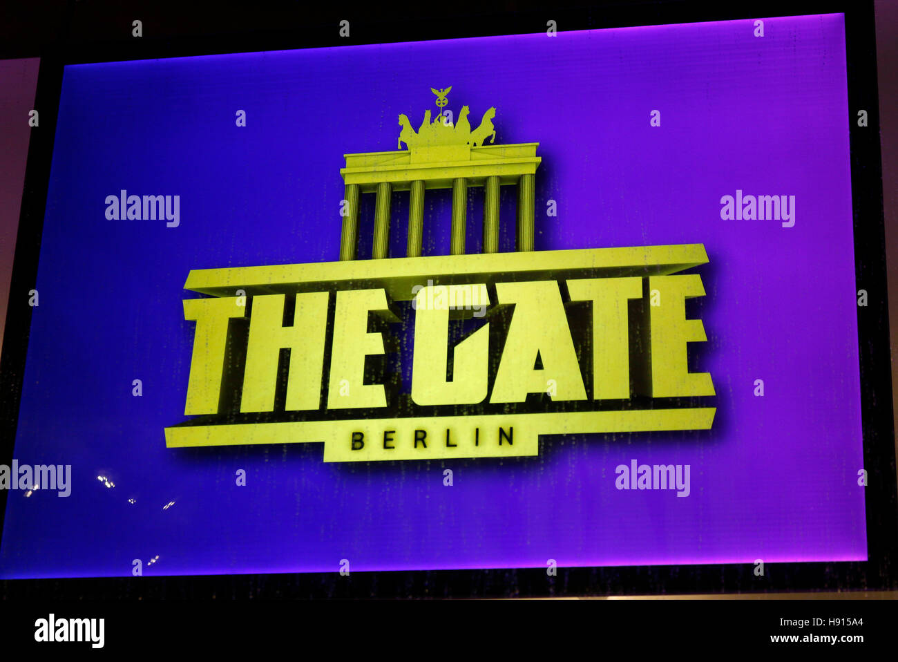 das Logo der Marke "The Gate", Berlin Stock Photo - Alamy