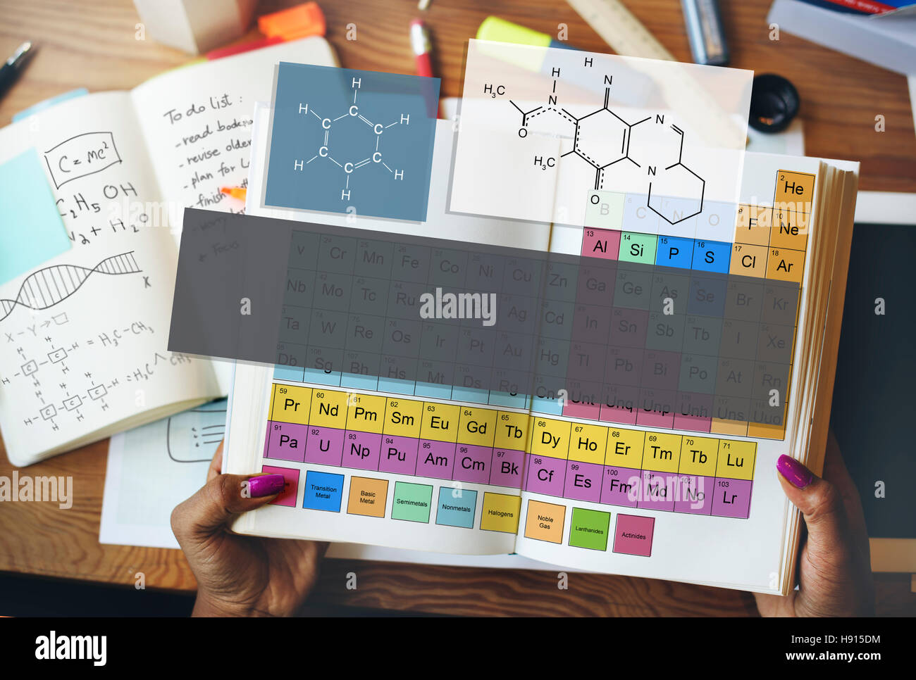 Periodic Table Chemical Chemistry Mendeleev Concept Stock Photo - Alamy