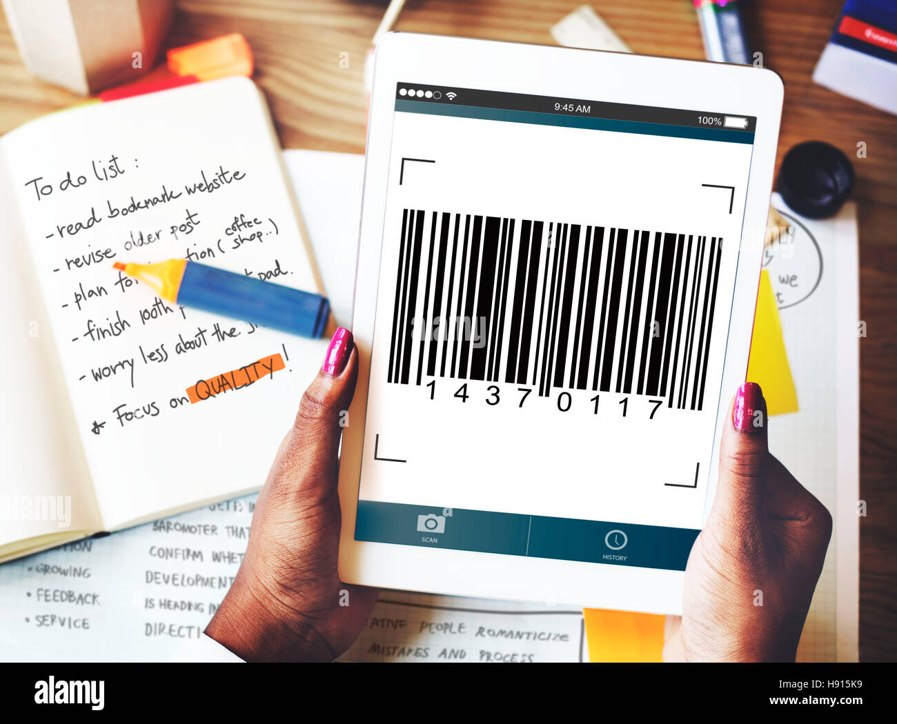 Bar Code Encryption Interface Coding Concept Stock Photo - Alamy