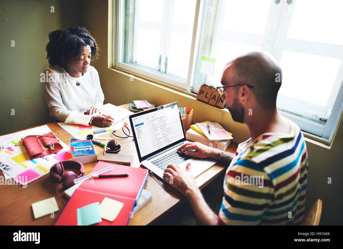 Students Team Partner Teamwork Working Concept Stock Photo - Alamy