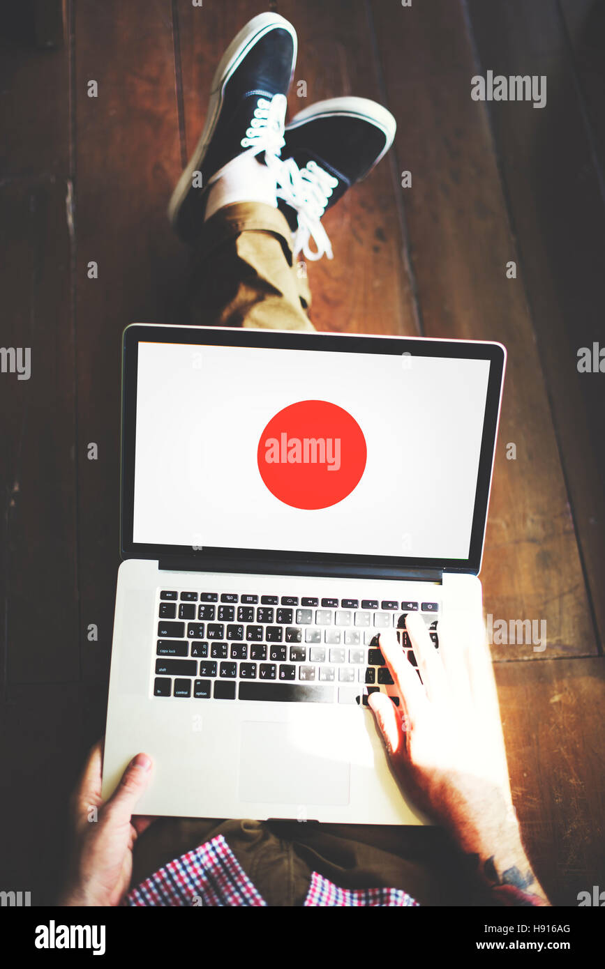 Japan Flag Patriotism Japanese Pride Unity Concept Stock Photo - Alamy