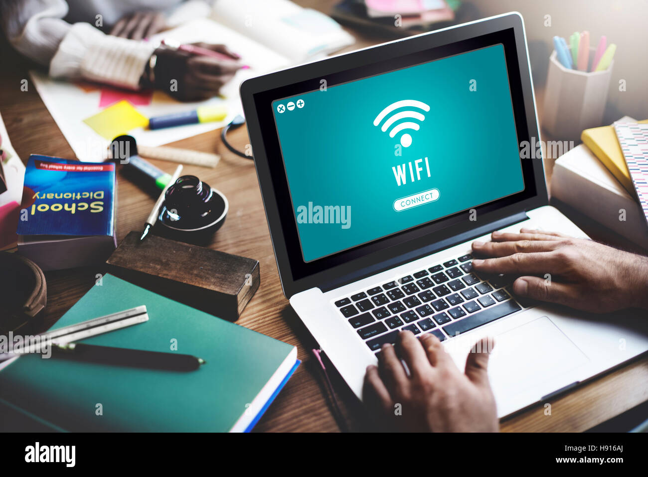 Internet Wifi Connection Access Hotspot Stock Photo - Alamy