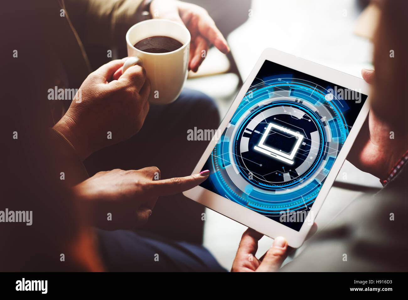 Computer Information Technology Connection Concept Stock Photo - Alamy
