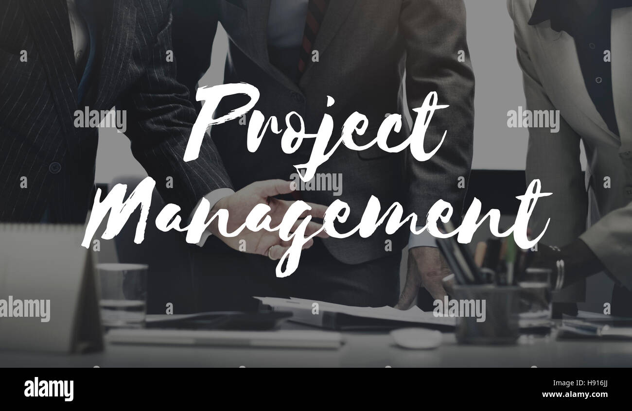 Project Management Business Coordination Concept Stock Photo - Alamy