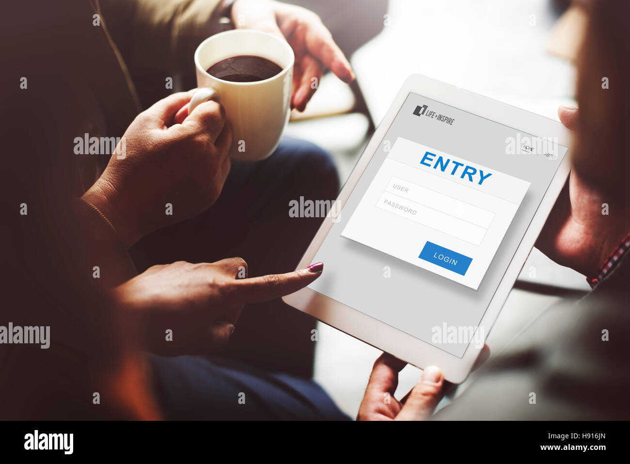 Entry Authorization Permission Accessible Security Concept Stock Photo ...