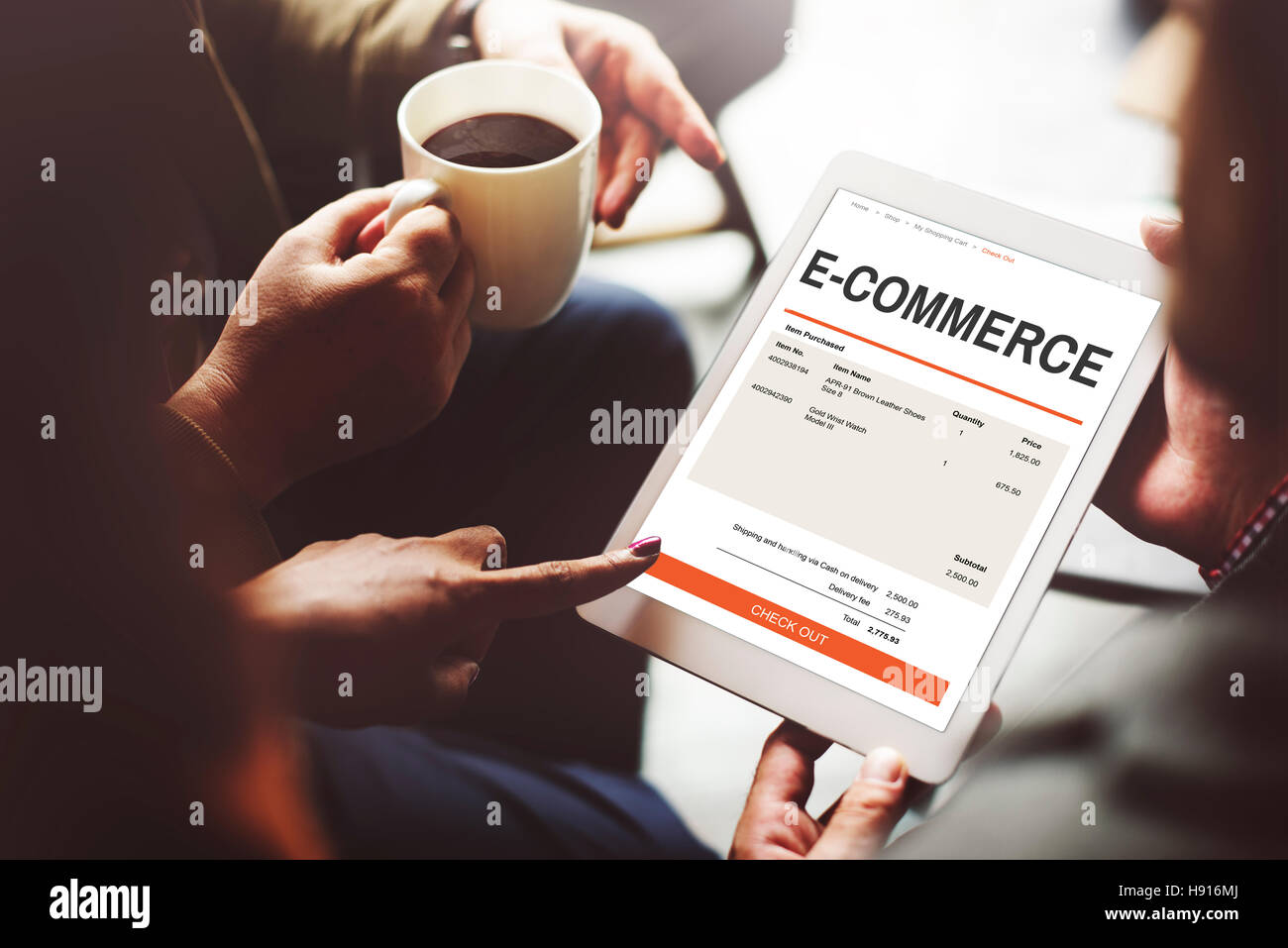 E-commerce Online Shopping Website Technology Concept Stock Photo - Alamy