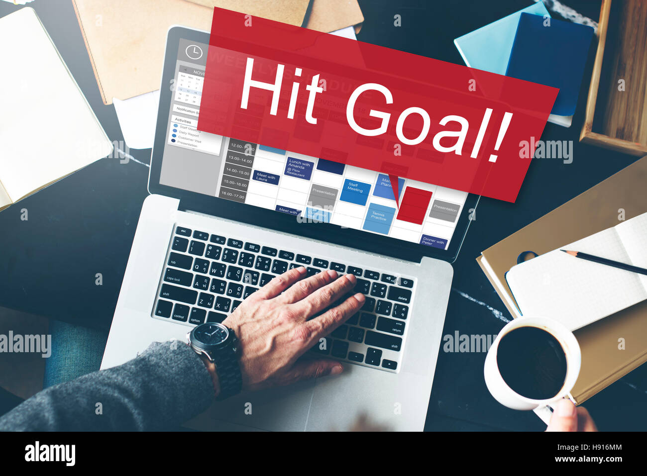 Hit Target Goal Aim Aspiration Business Customer Concept Stock Photo ...