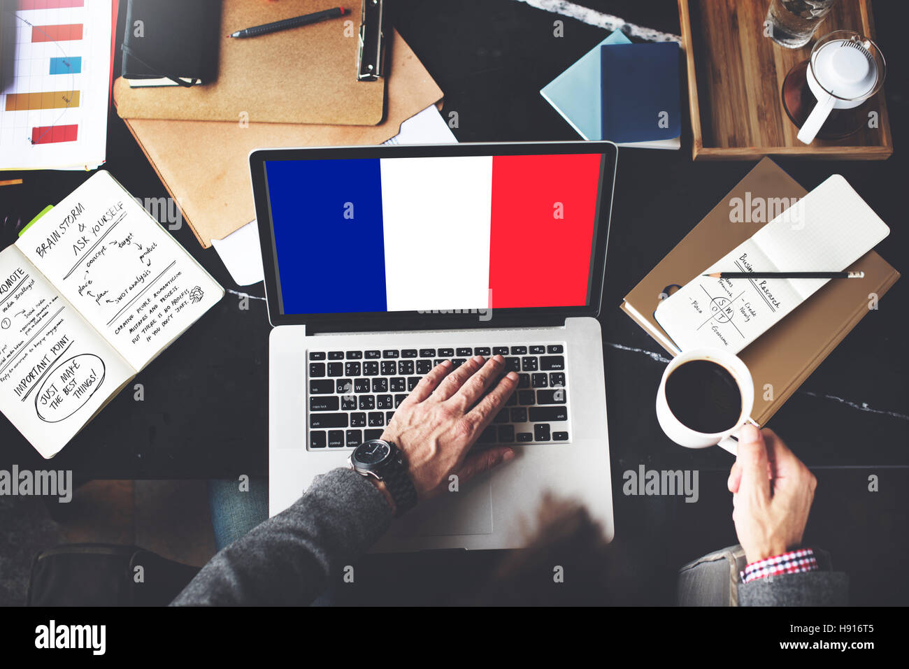France Country Flag Nationality Culture Liberty Concept Stock Photo - Alamy