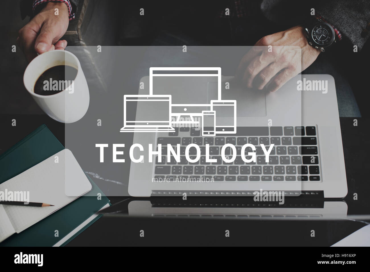 Technology Computer Phone Tablet Concept Stock Photo - Alamy