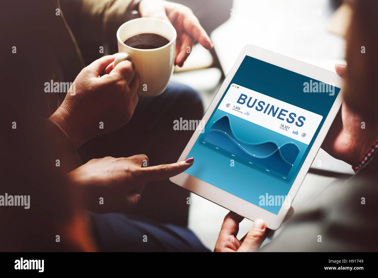 Business Analysis Chart Data Graphic Concept Stock Photo - Alamy