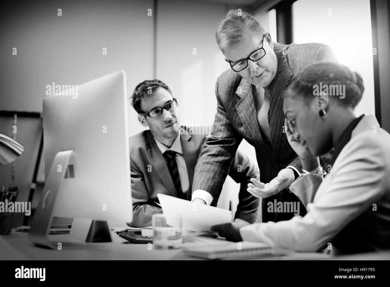 Business Team Corporate Organization Meeting Concept Stock Photo - Alamy