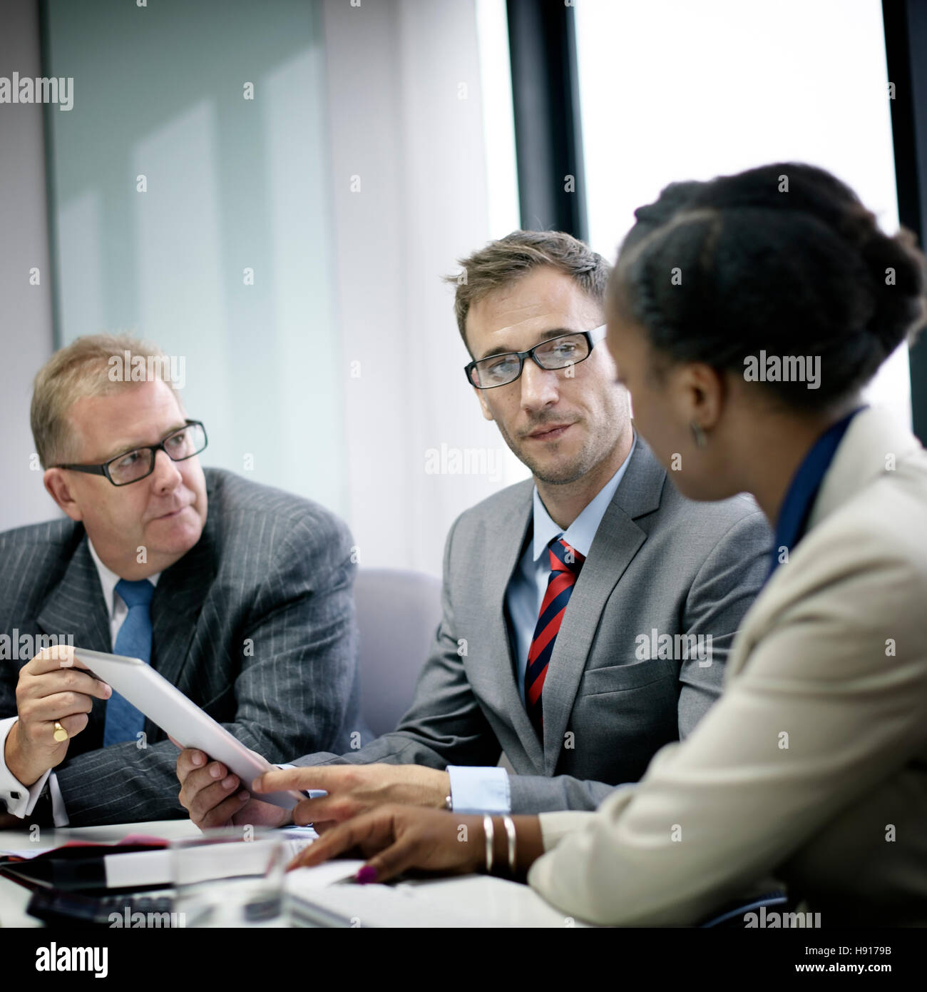 Business Team Corporate Organization Meeting Concept Stock Photo - Alamy