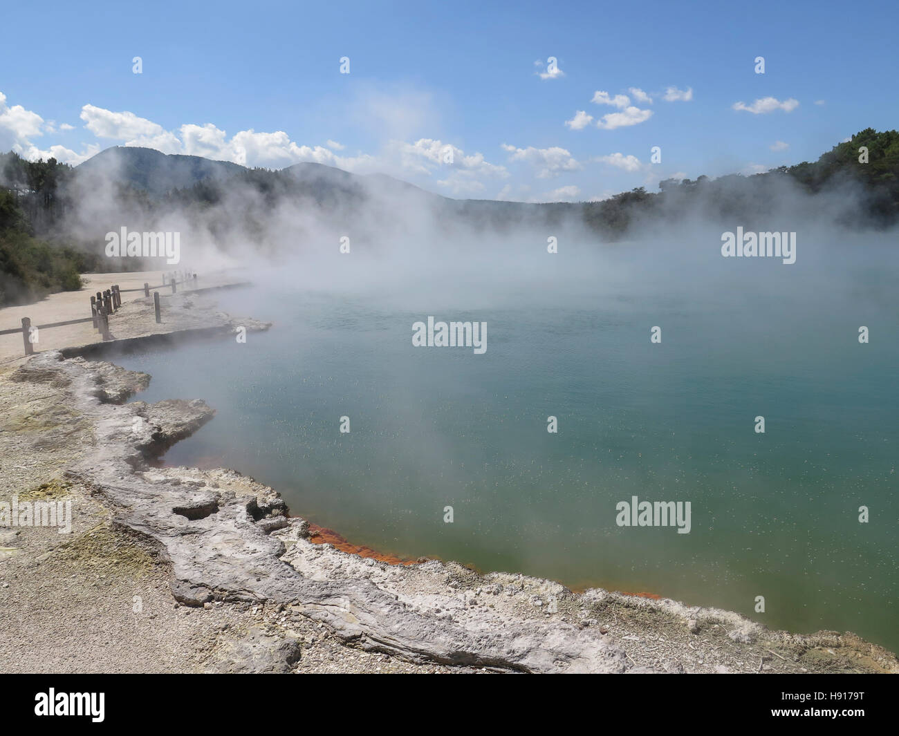Champagne Pool at Waiotapu Thermal Park, Rotorua, North Island, New ...