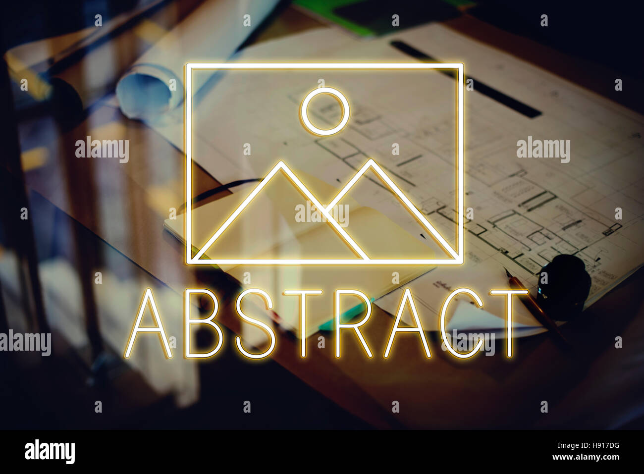 Abstract Creation Inspiration Model Graphic Concept Stock Photo - Alamy