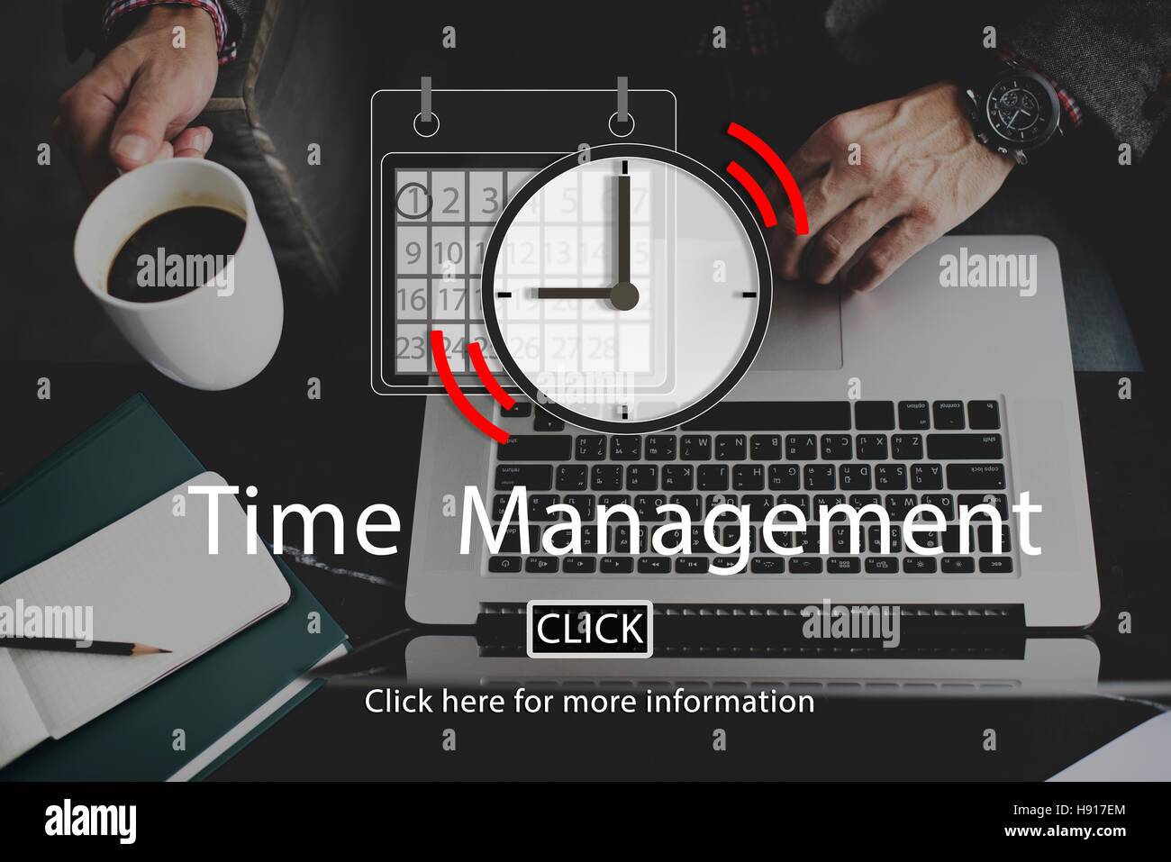 Time Management Organizer Plan Reminder Concept Stock Photo - Alamy