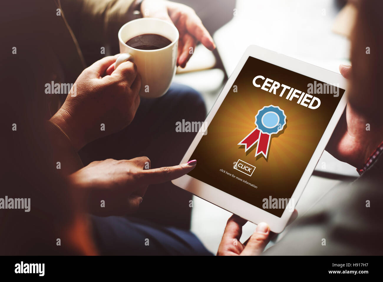 Certified Approval Agreement Confirmation Concept Stock Photo - Alamy