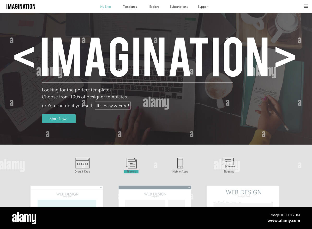 Imagine Imagination Thinking Dream Fresh Ideas Concept Stock Photo - Alamy