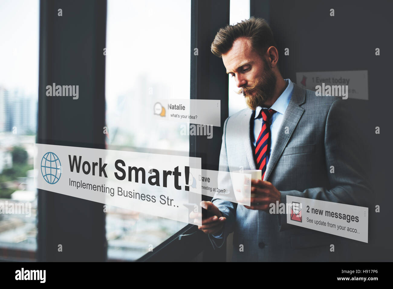 Working Work Effective Productive Step Planning Concept Stock Photo - Alamy