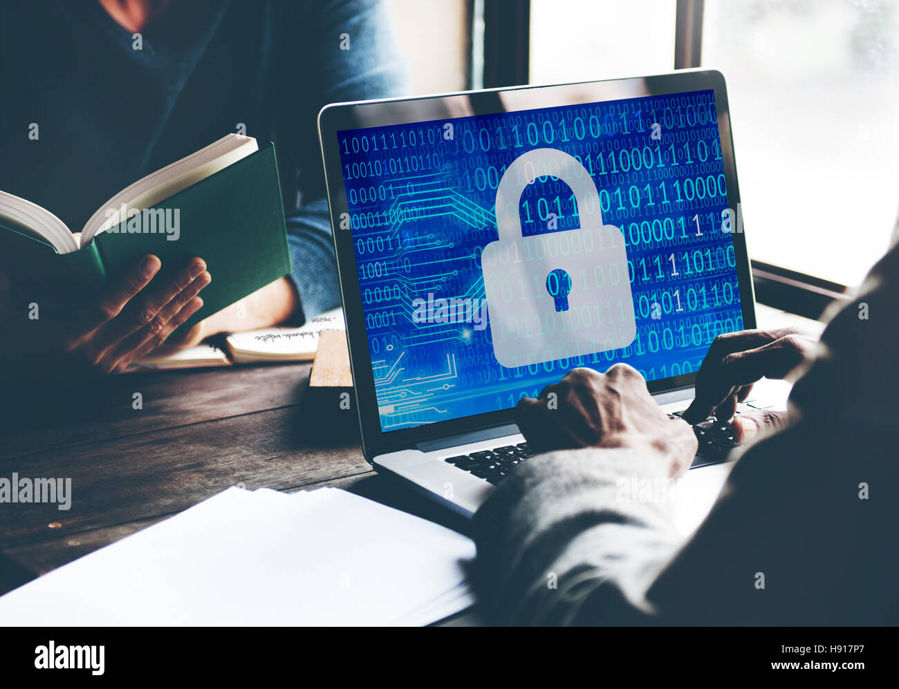 Security Data Protection Inofrmation Lock Save Private Concept Stock ...