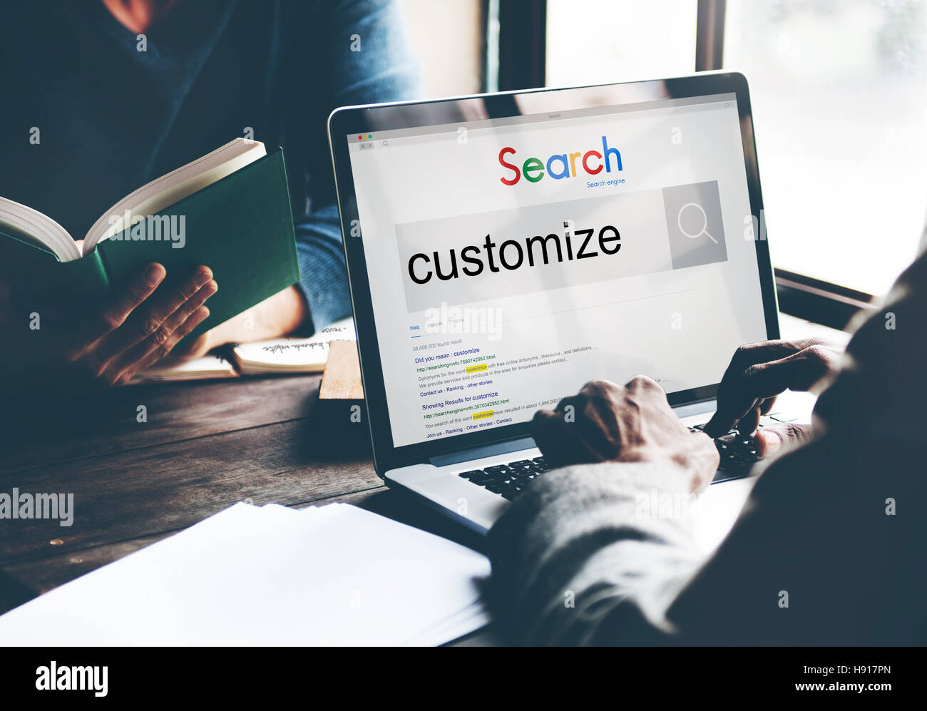 Customize Modify Create Adjust Concept Stock Photo - Alamy