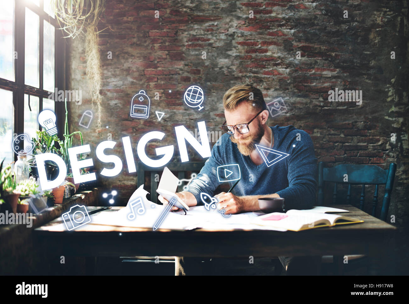 Creativity Design Process Graphics Concept Stock Photo - Alamy