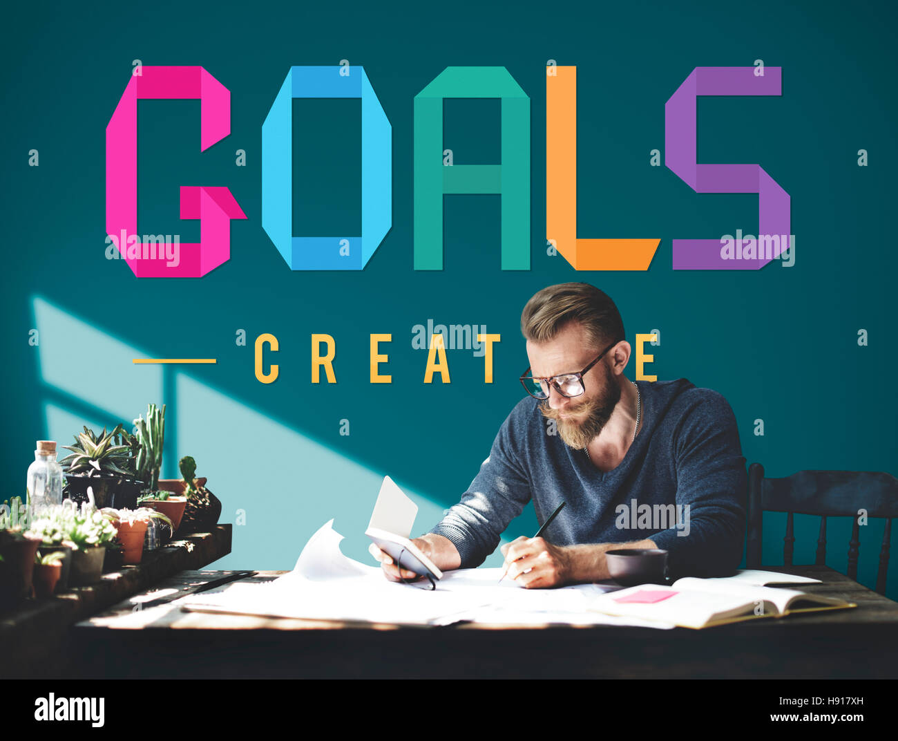 Goals Aim Motivative Target Vision Inspiration Concept Stock Photo - Alamy