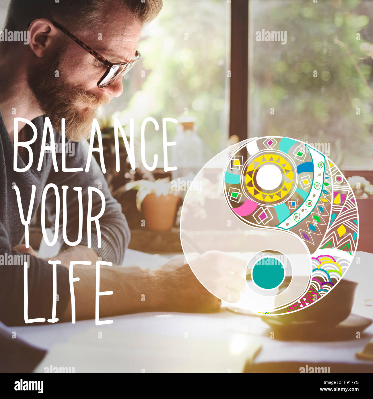Balance Your Life Equality Steady Concept Stock Photo - Alamy