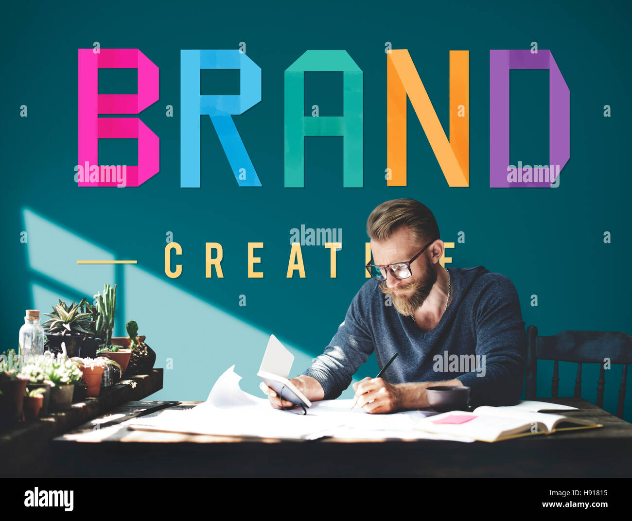 Brand Creative Branding Advertising Commercial Marketing Concept Stock ...
