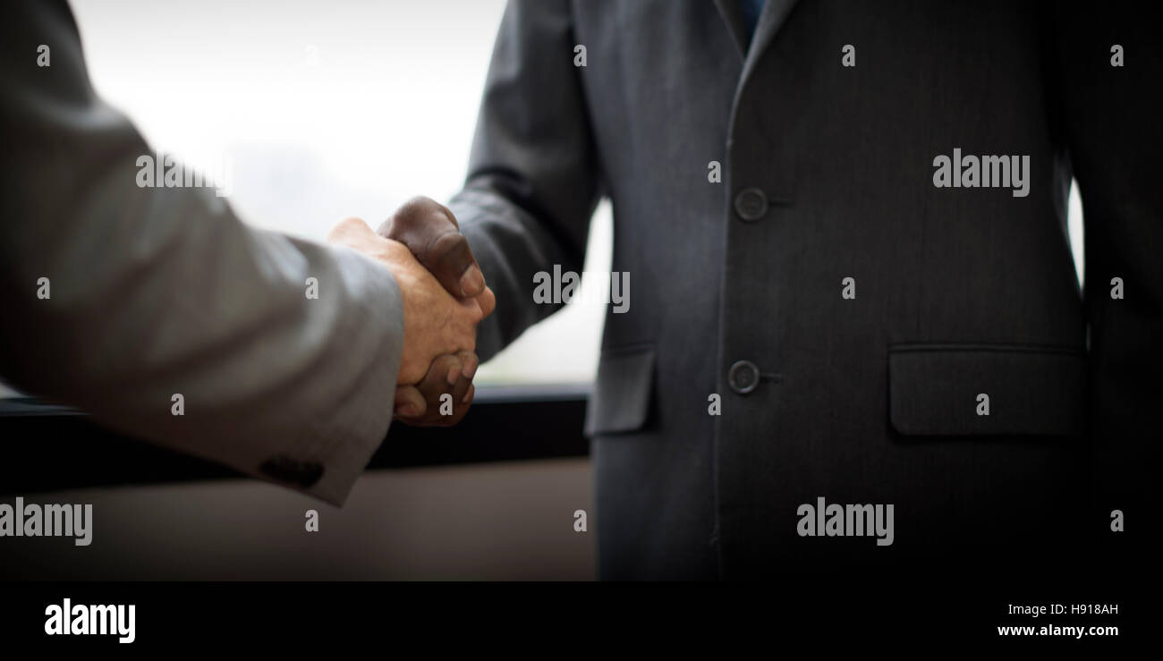 Business People Handshake Deal Contract Concept Stock Photo - Alamy