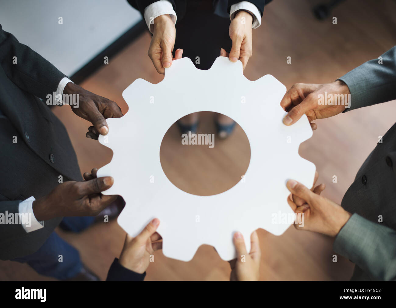 Gera Cog Corporate Collaboration Connection Teamwork Concept Stock ...