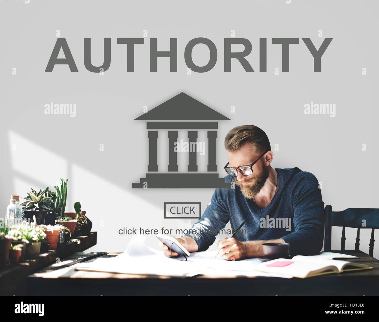 Authority Government Pillar Graphic Concept Stock Photo - Alamy