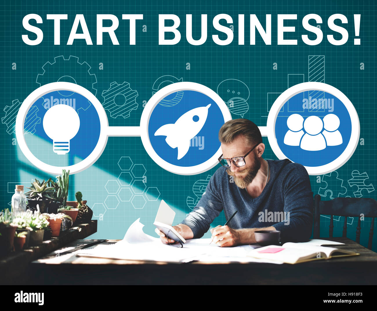 Organization Solution Start Business Vision Concept Stock Photo - Alamy