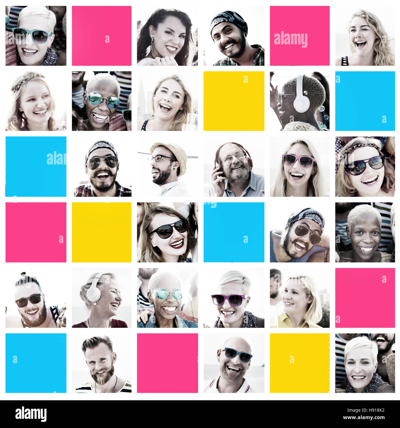 Friends Friendship Portrait Togetherness Fun Concept Stock Photo - Alamy