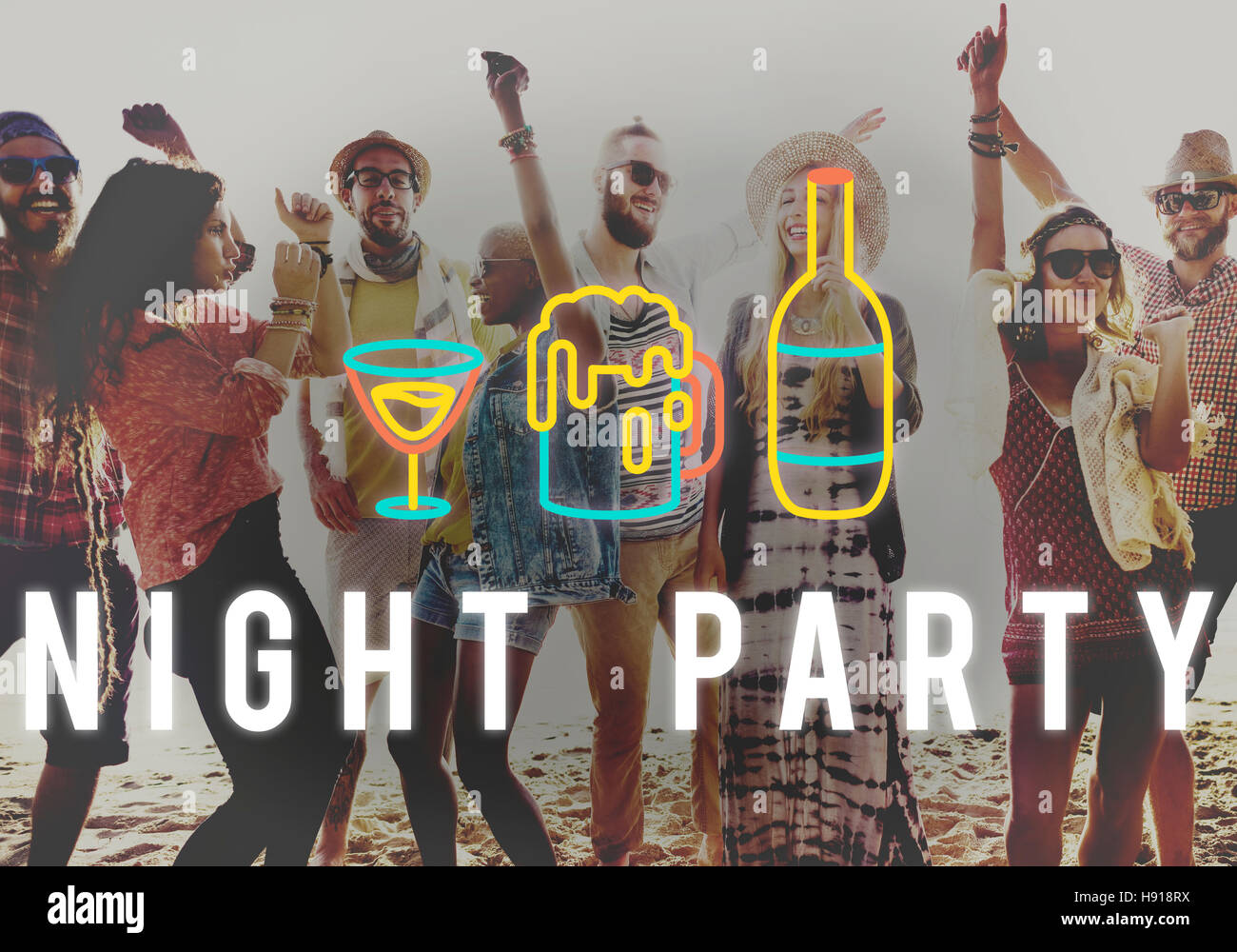 Fashion night life club party hi-res stock photography and images - Alamy
