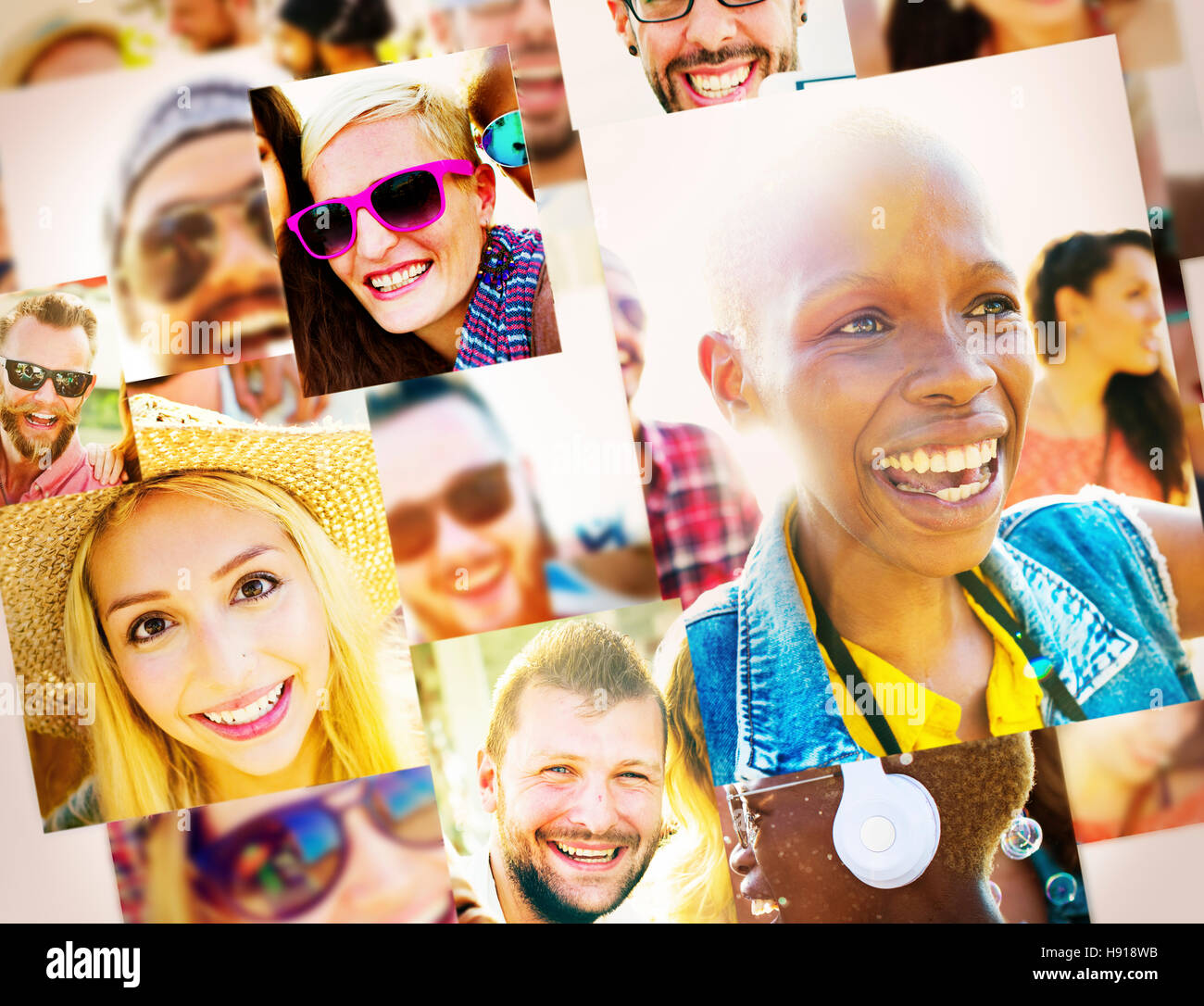 Diversity Friends Friendship Smiling Community Concept Stock Photo - Alamy