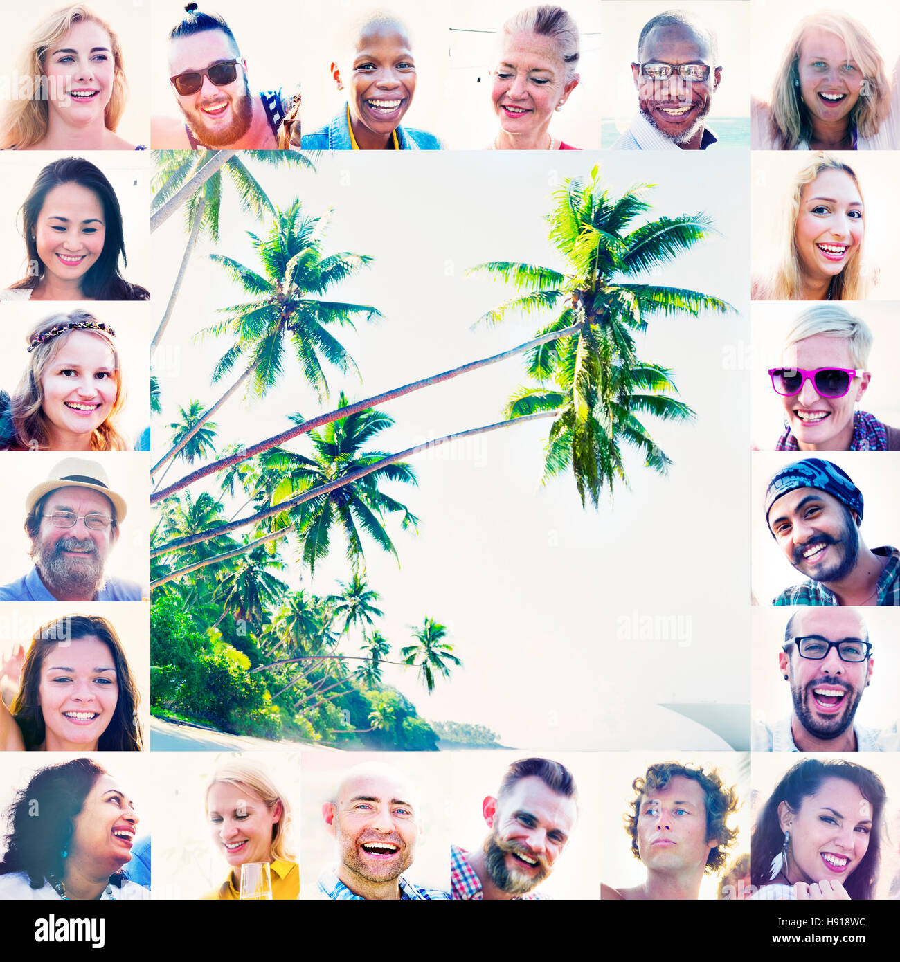 Friends Friendship Portrait Togetherness Fun Concept Stock Photo - Alamy