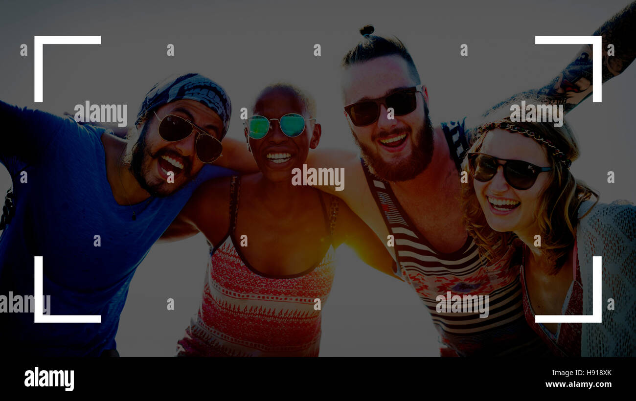Camera Focus Frame Border Copy Space Concept Stock Photo - Alamy