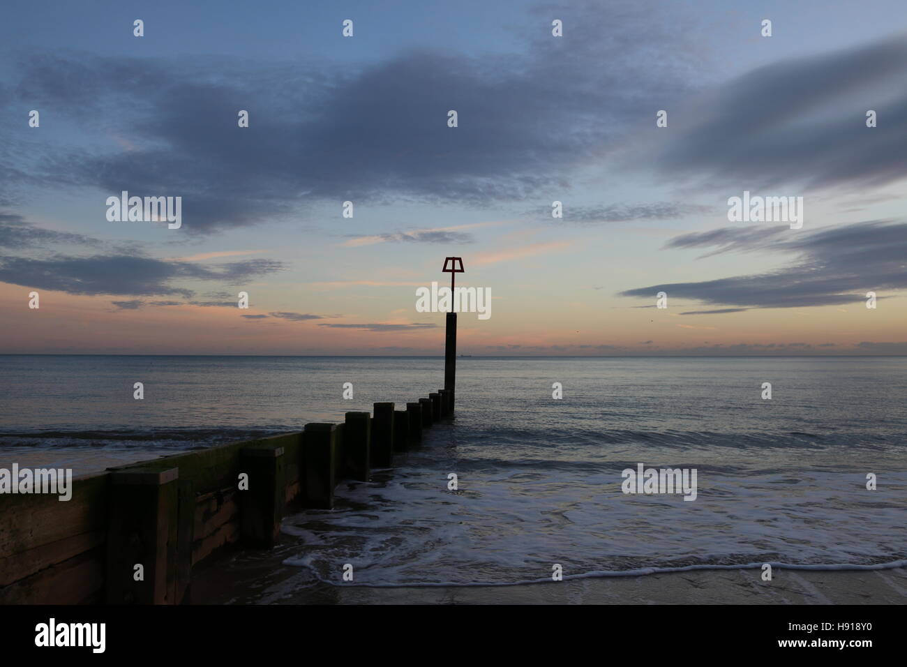 Bournemouth autumn sunset hi-res stock photography and images - Alamy