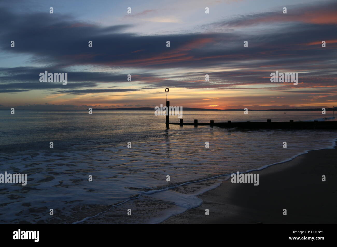 Bournemouth autumn sunset hi-res stock photography and images - Alamy