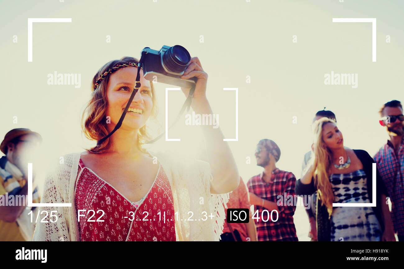 Photography Focus Camera View Concept Stock Photo - Alamy