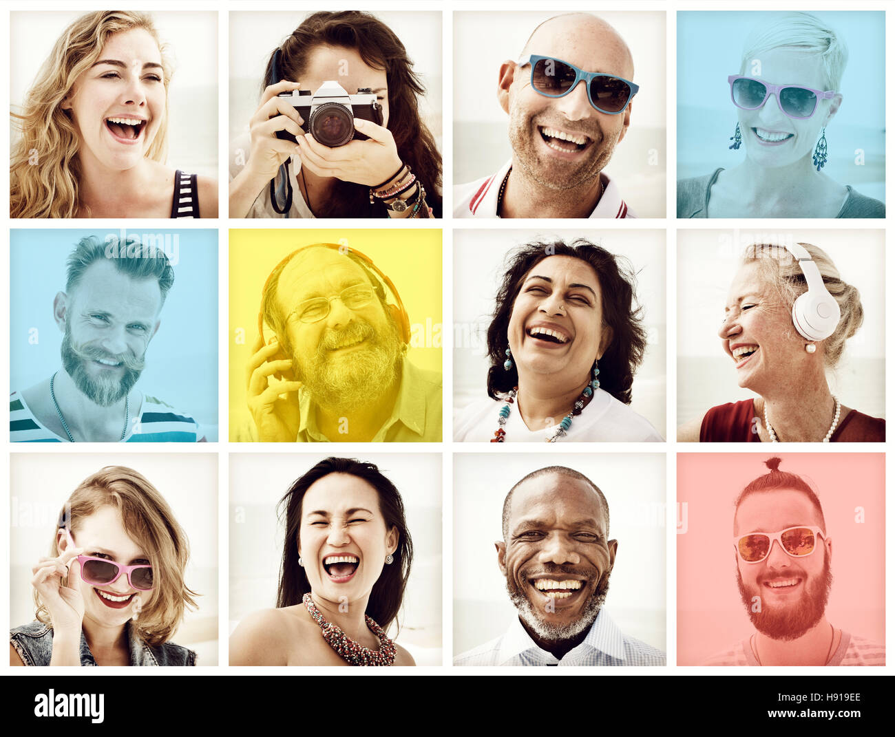 Friends Friendship Portrait Togetherness Fun Concept Stock Photo - Alamy