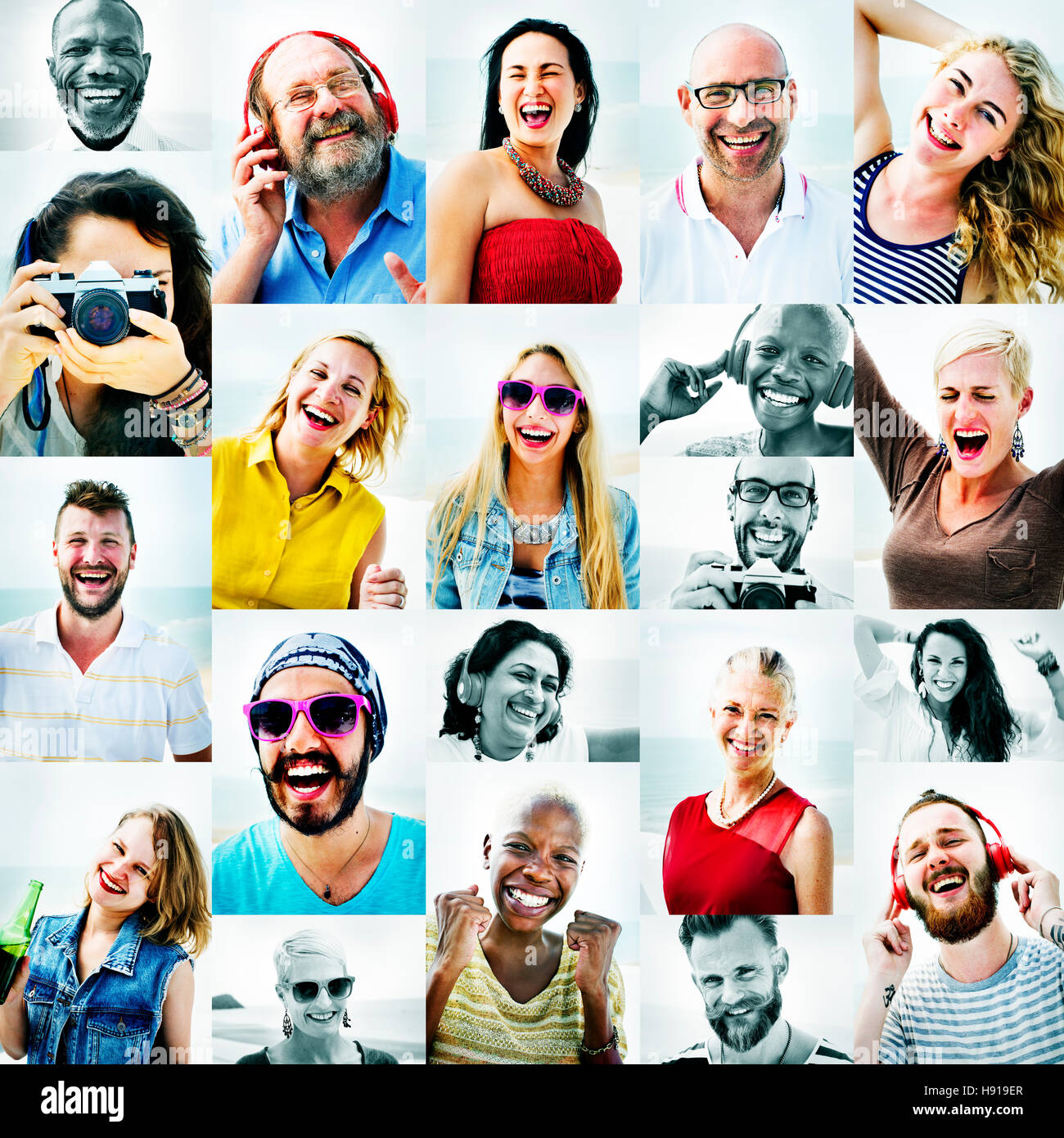 Friends Friendship Portrait Togetherness Fun Concept Stock Photo - Alamy
