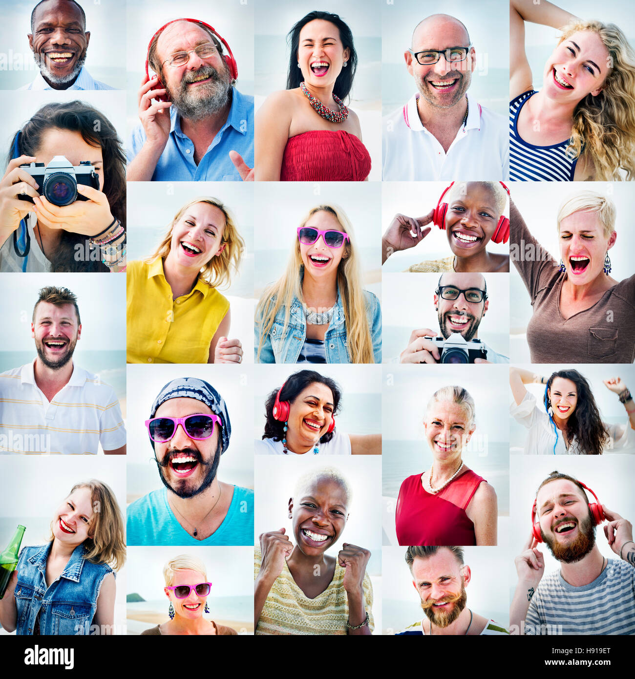 Friends Friendship Portrait Togetherness Fun Concept Stock Photo - Alamy
