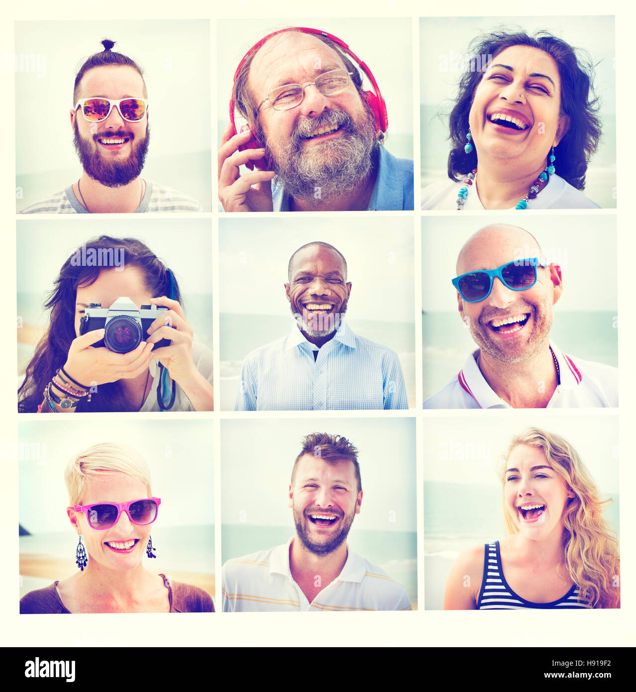 Friends Friendship Portrait Togetherness Fun Concept Stock Photo - Alamy